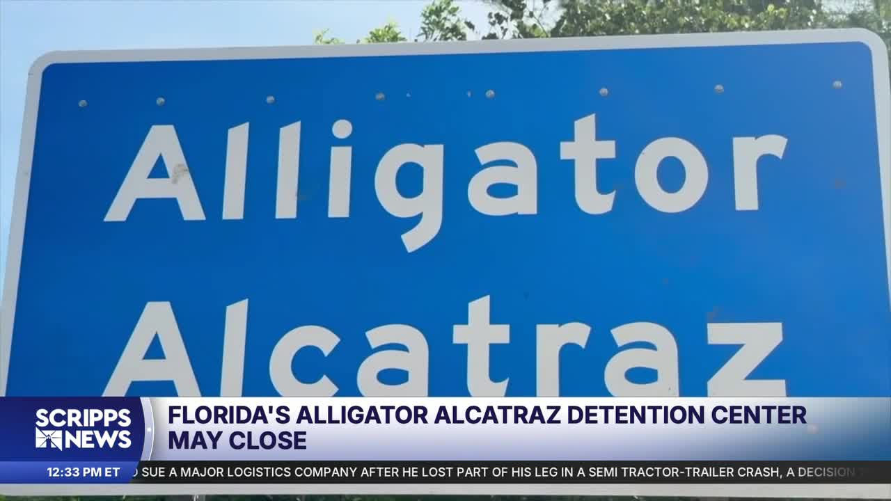 Florida's 'Alligator Alcatraz' migrant detention center may be closing