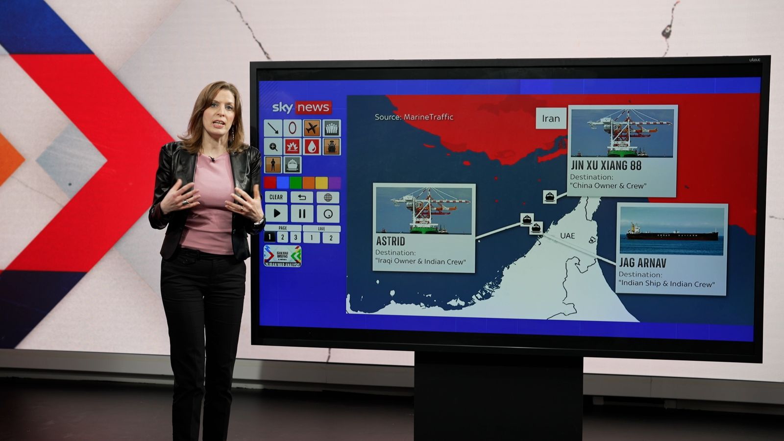 The 'clever' way ships are signalling to Iran: War briefing