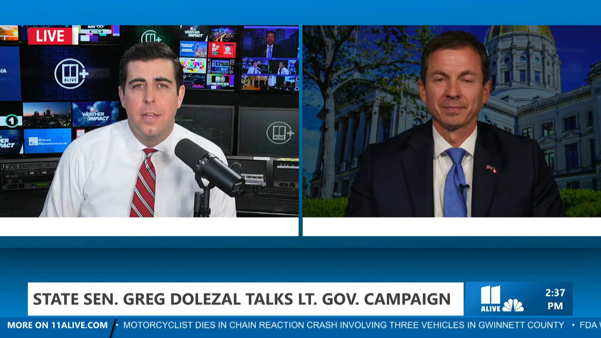 Greg Dolezal discusses lieutenant governor campaign and priorities