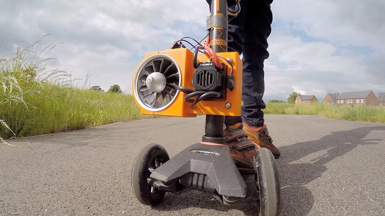 How I turned a scooter into a jet!