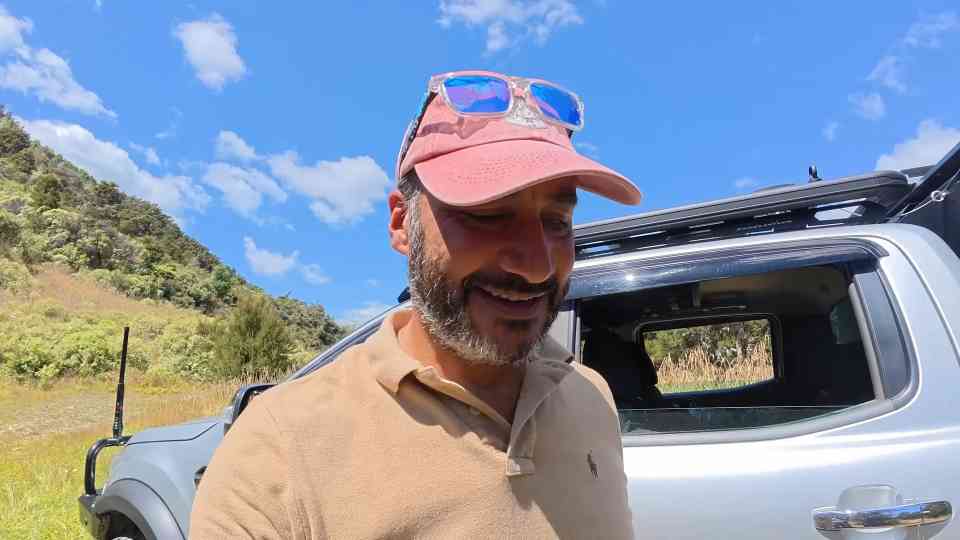 He found a hidden paradise camp deep in the wilderness with his dog