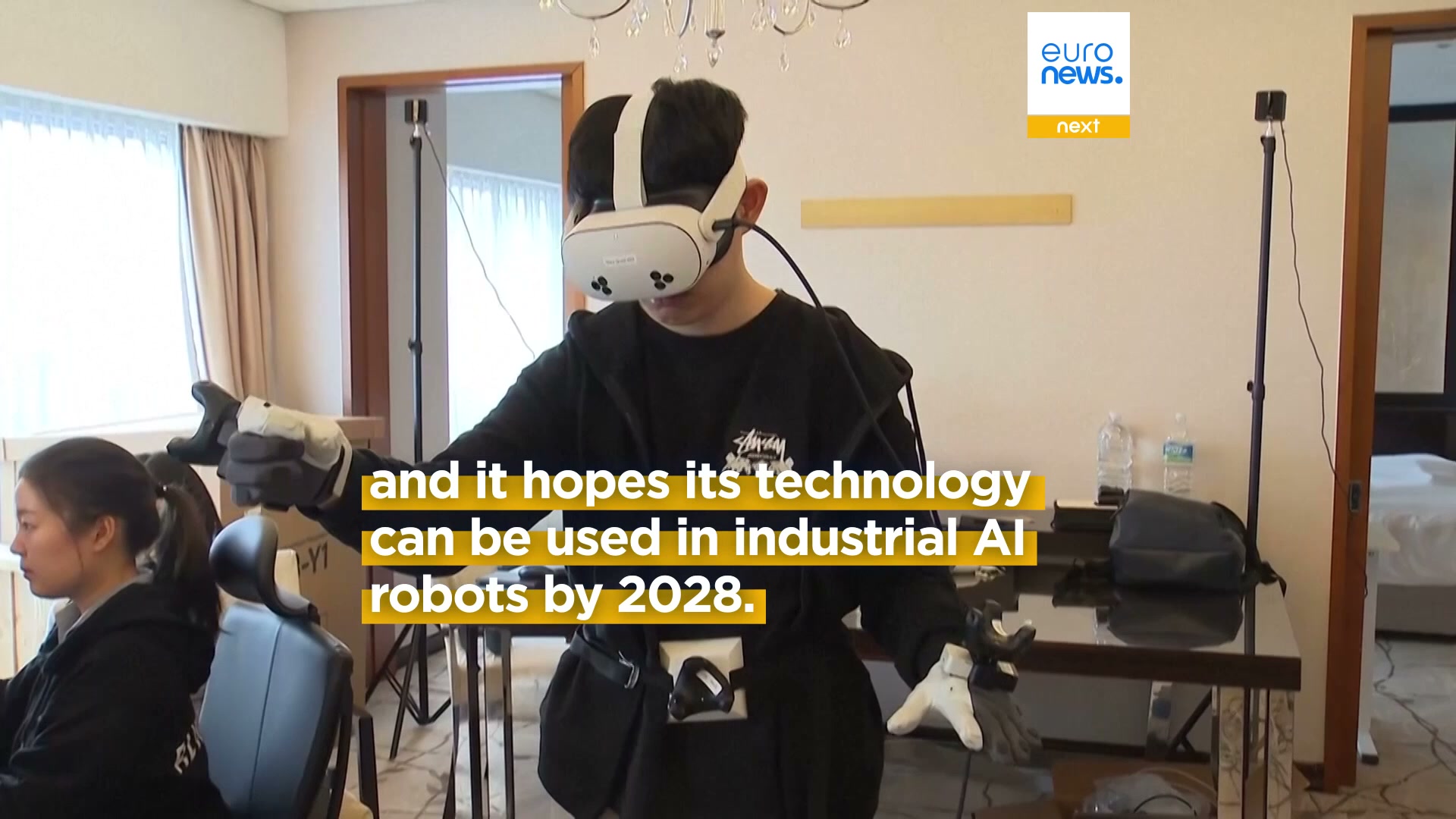 Inside the Korean hotel training humanoid robots with cameras on ...