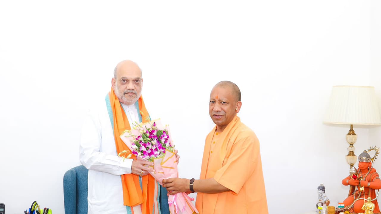 Yogi Adityanath meets Amit Shah, BJP chief Nitin Nabin in New Delhi