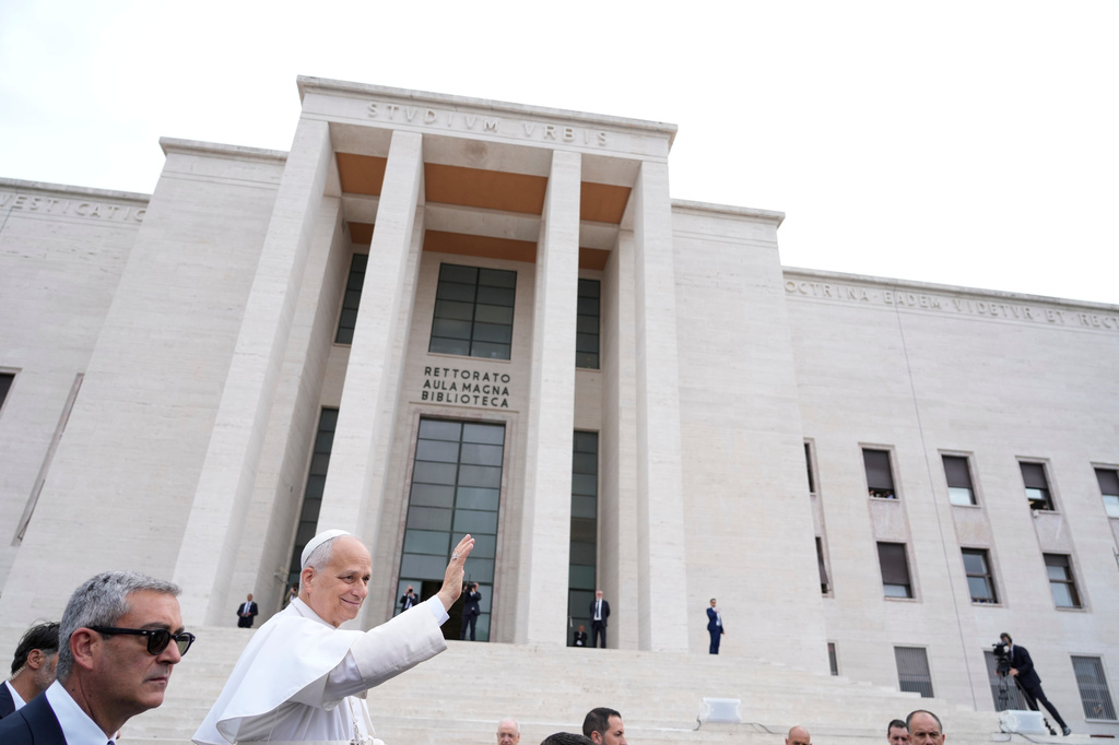 Pope Leo frames AI warfare as moral challenge in Rome speech: 'Inhuman ...