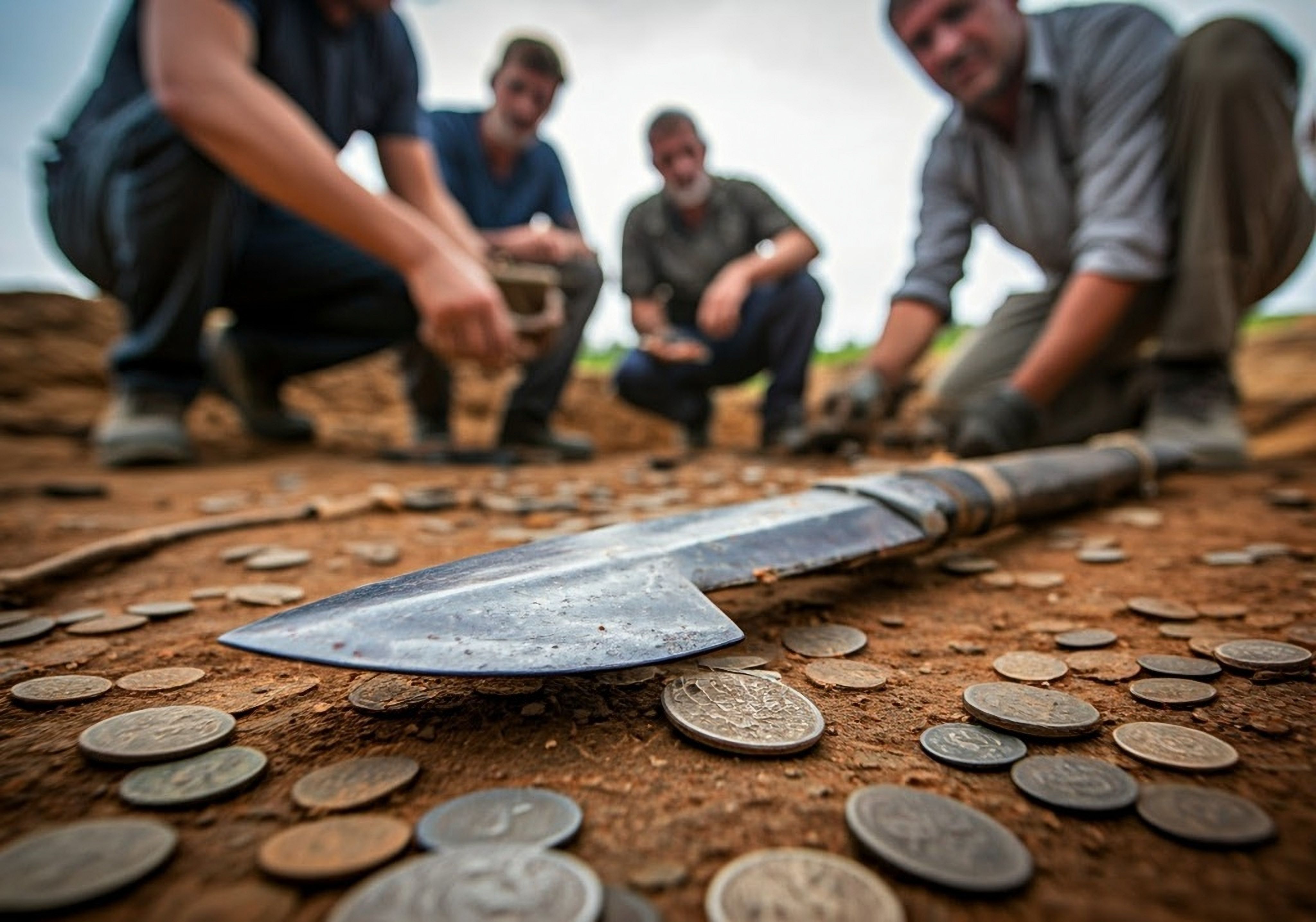Mysterious ancient pyramid full of weapons and coins discovered by ...