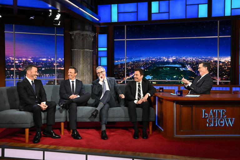 Stephen Colbert’s last week of guests include Obama, Hanks and Letterman