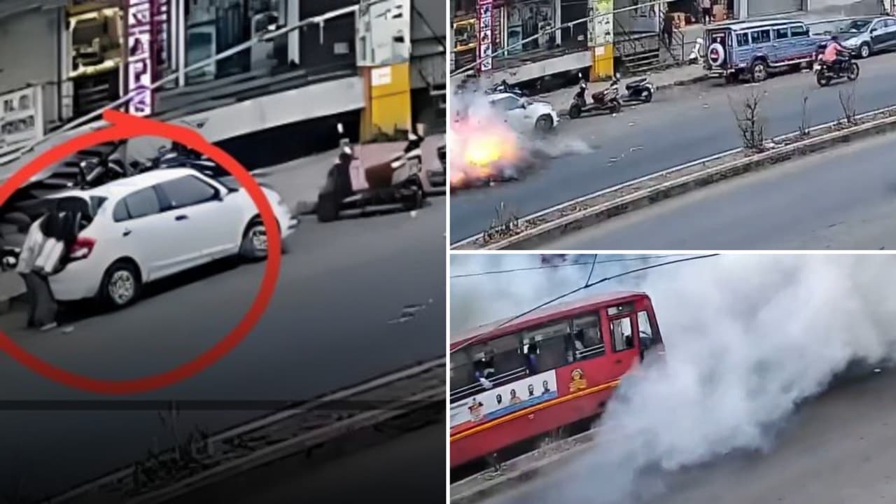 CCTV captures massive blast in Maharashtra's Solapur, man seriously ...
