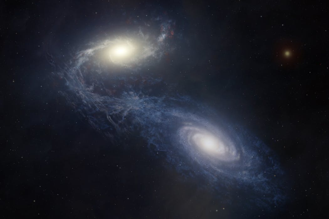 Astrophysicists use 'space archaeology' to trace the history of a ...