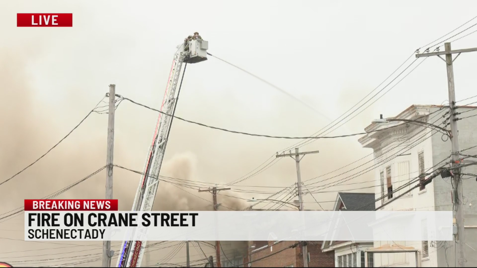 Crews respond to Crane Street fire in Schenectady