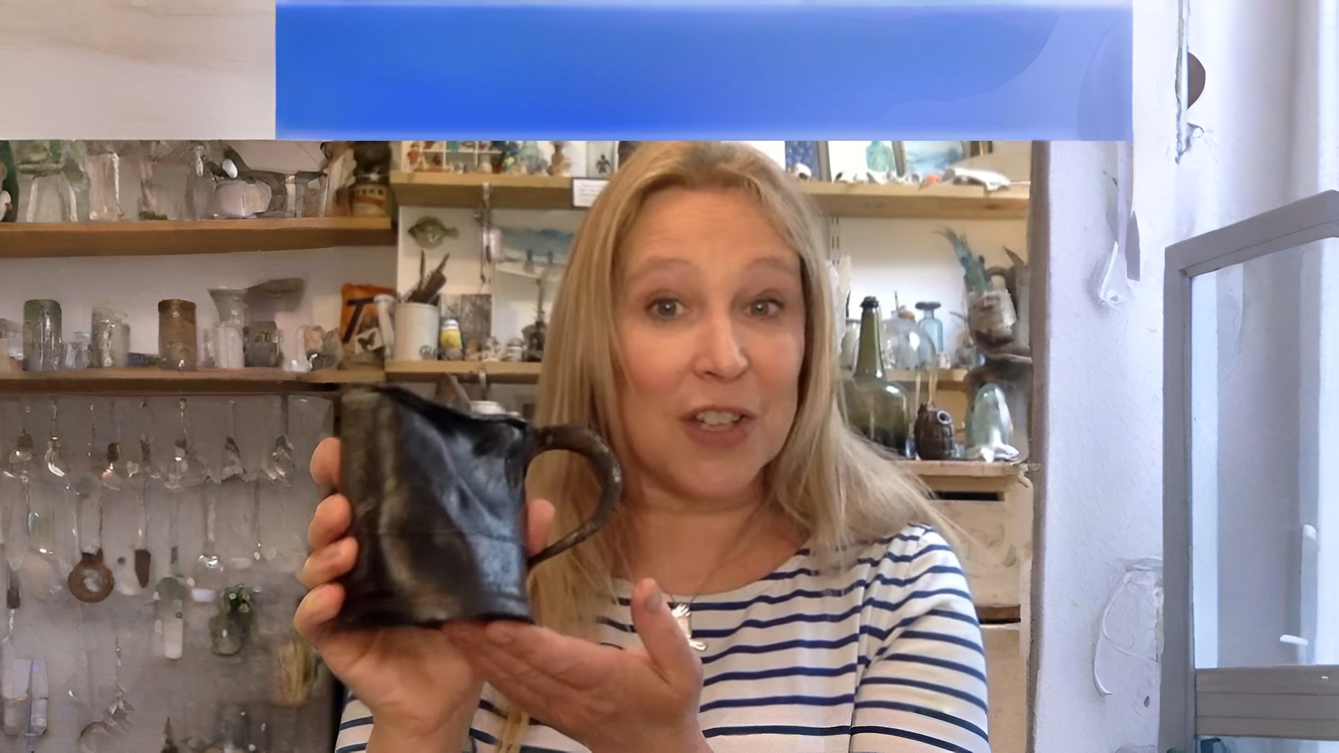 A pewter tavern mug discovery