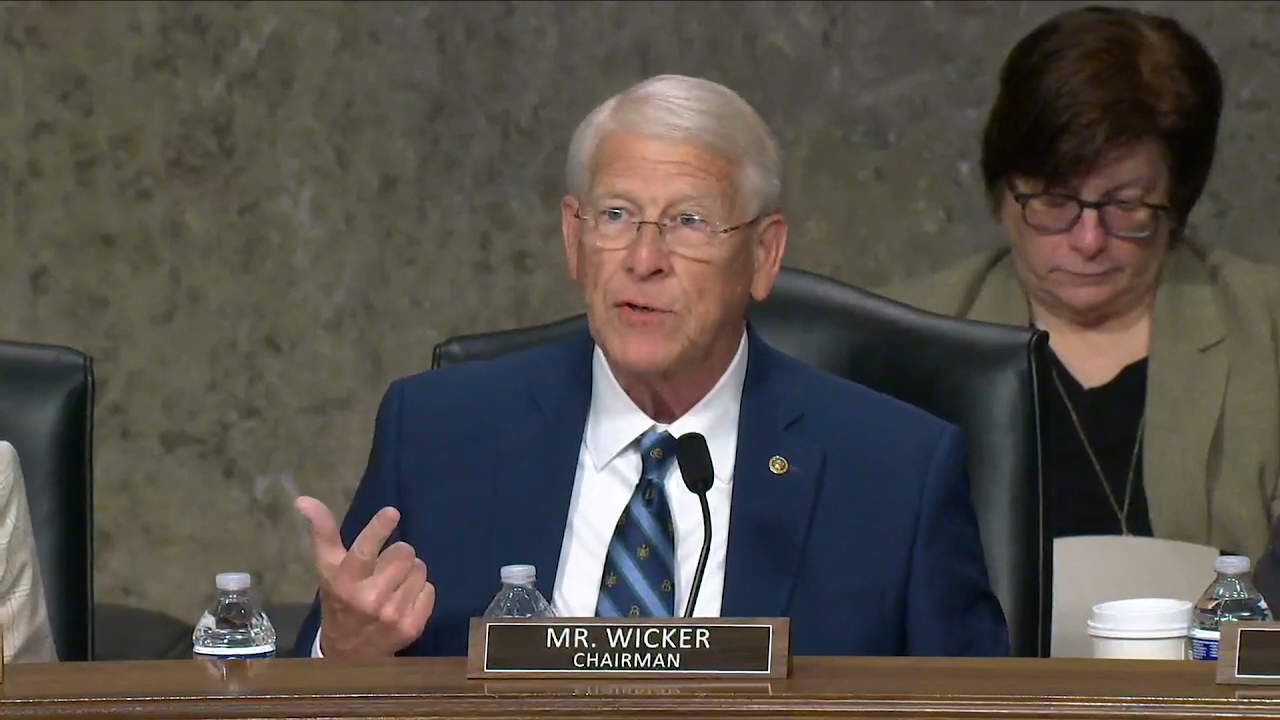 'Threatens our very existence': Roger Wicker sounds the alarm over 'war ...