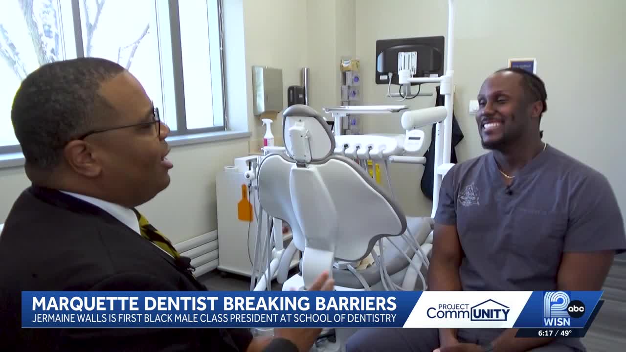 Marquette dental graduate makes history as first Black male class president