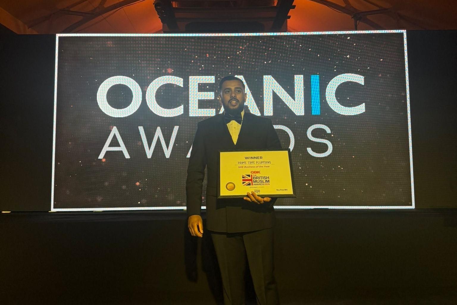 Batley plumbing firm and Bradford City sponsor claims prize at British ...