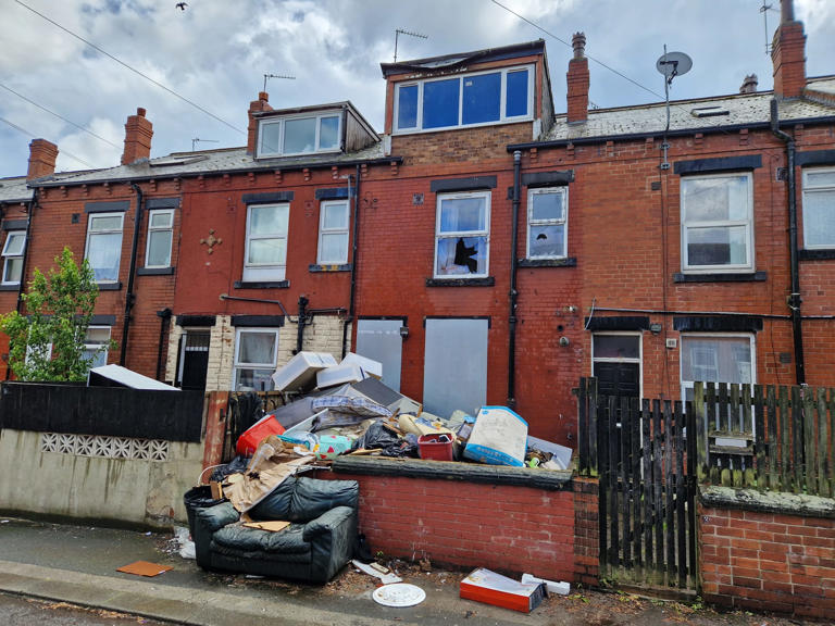 Leeds neighbours demand removal of 'appalling' fly-tipping pile being ...