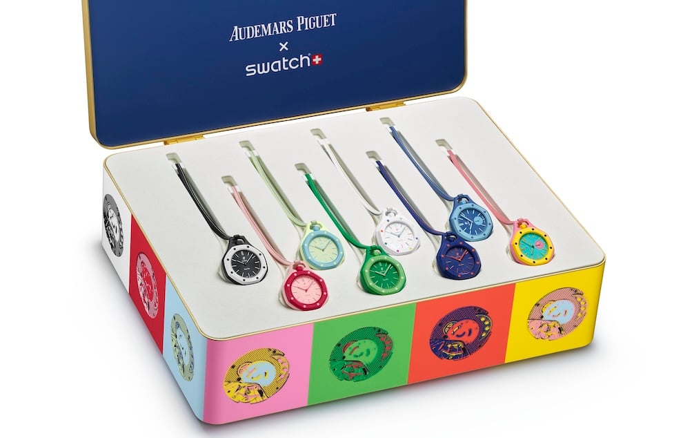 Do pulso para o bolso: Swatch e Audemars Piguet reinventam o Royal Oak ...