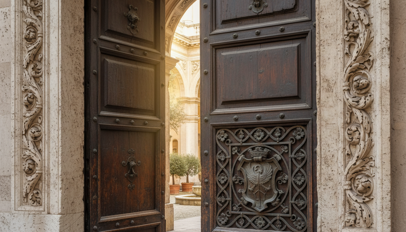 Rome’s hidden palace houses a dazzling mirror-filled room