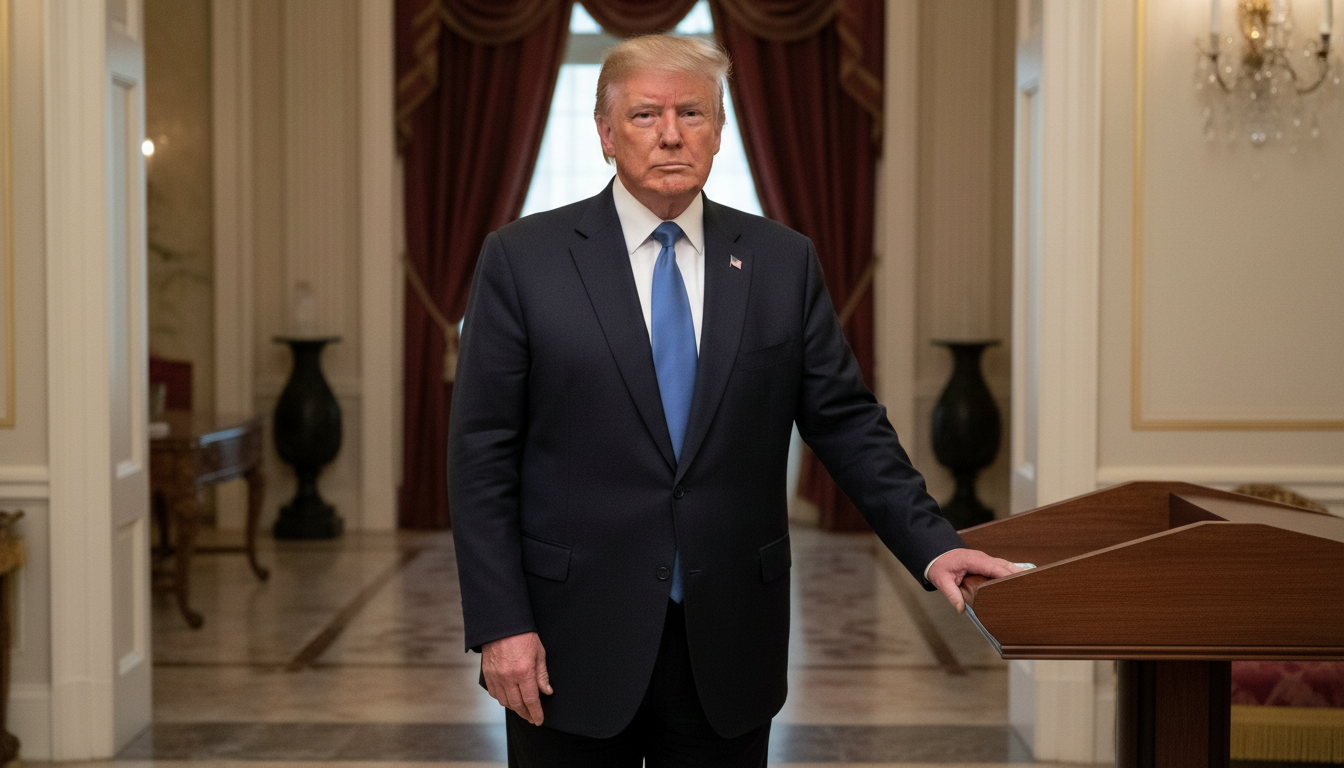 Donald Trump’s signature style: an unwavering look