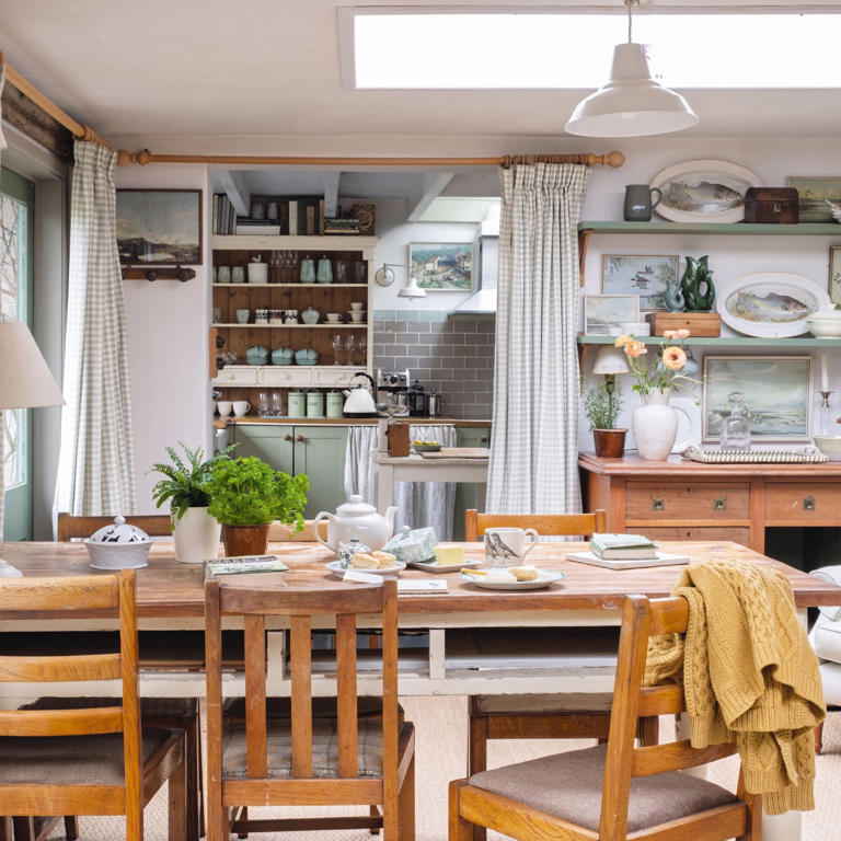 This Cornish cottage is a masterclass in pattern layering and coastal calm