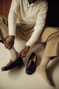 Buck Mason and GH Bass come together again on the Larson loafer