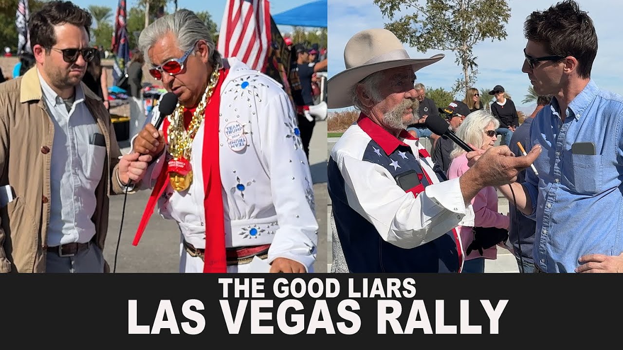 Unusual moments from a Vegas Trump event