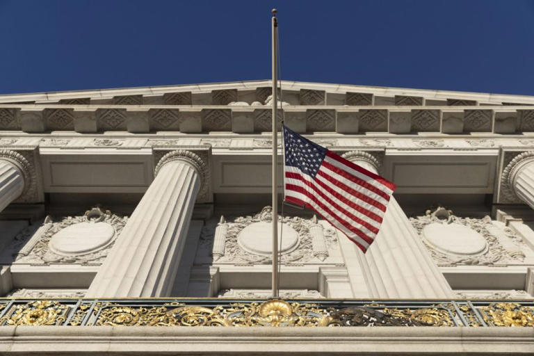 Why US flags are flying at half-staff on Friday, and the proper way to ...