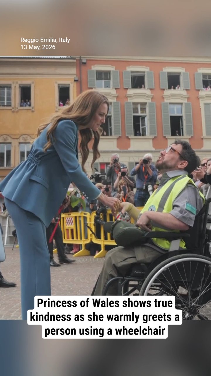 Princess of Wales shows true kindness as she warmly greets a person ...