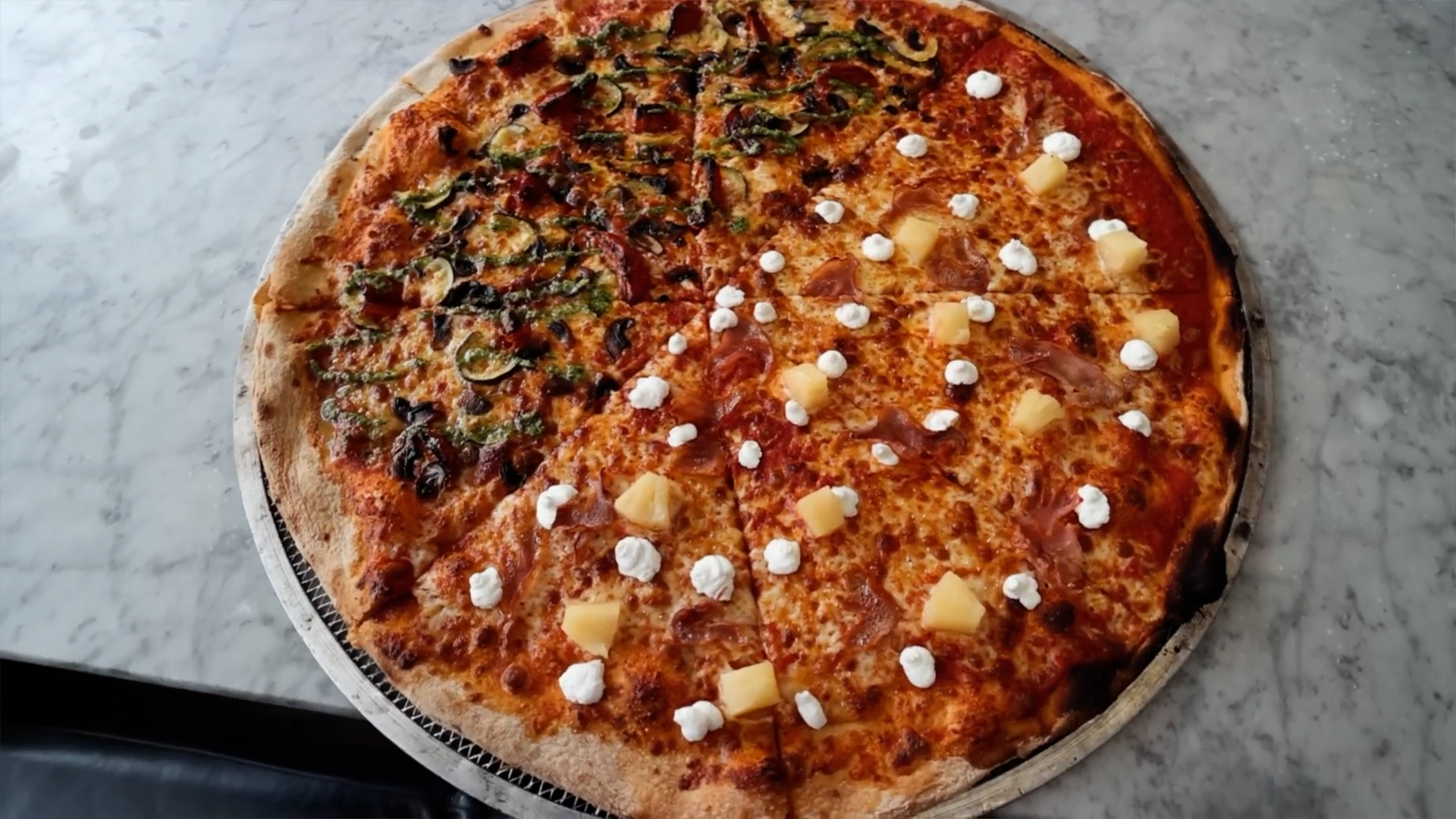 Girl attempts London’s biggest pizza challenge - can she win?