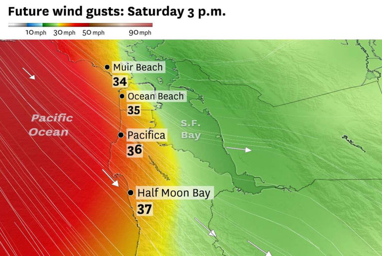 Strong winds to whip California, increasing fire danger and churning seas
