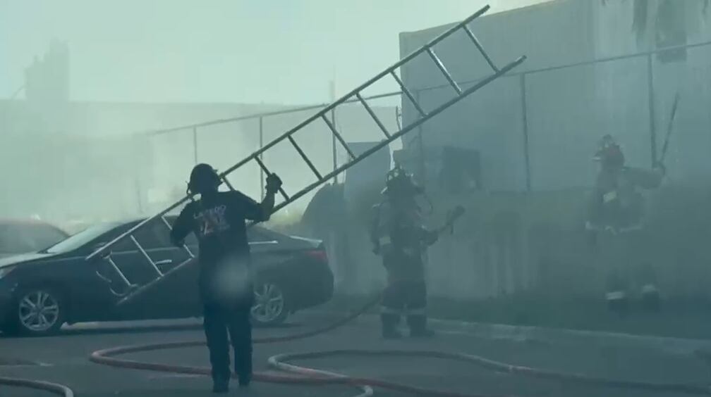 LFD responds to a fire behind Suarez Restaurant
