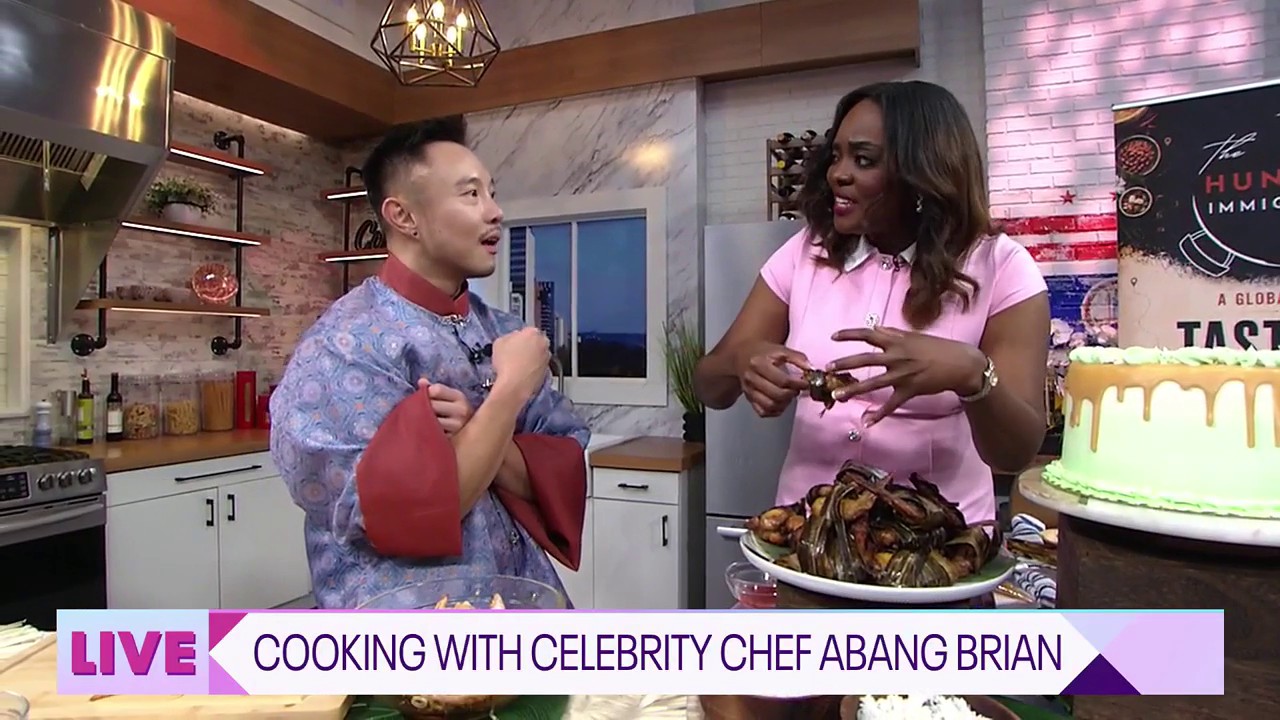 Celebrity chef, host Abang Brian cooks for heritage month