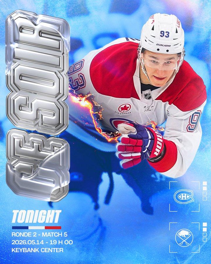 Huge game 5 tonight for the Habs in Buffalo