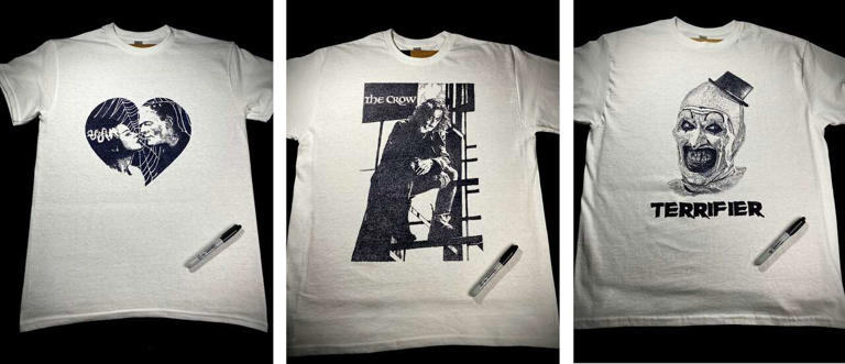 San Antonio T-shirt artist known for Sharpie-style tattoo gun art drops ...