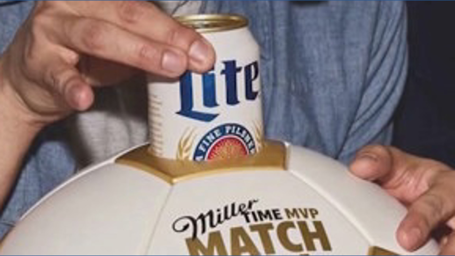 Miller Lite is selling a beer-holding soccer ball for the World Cup