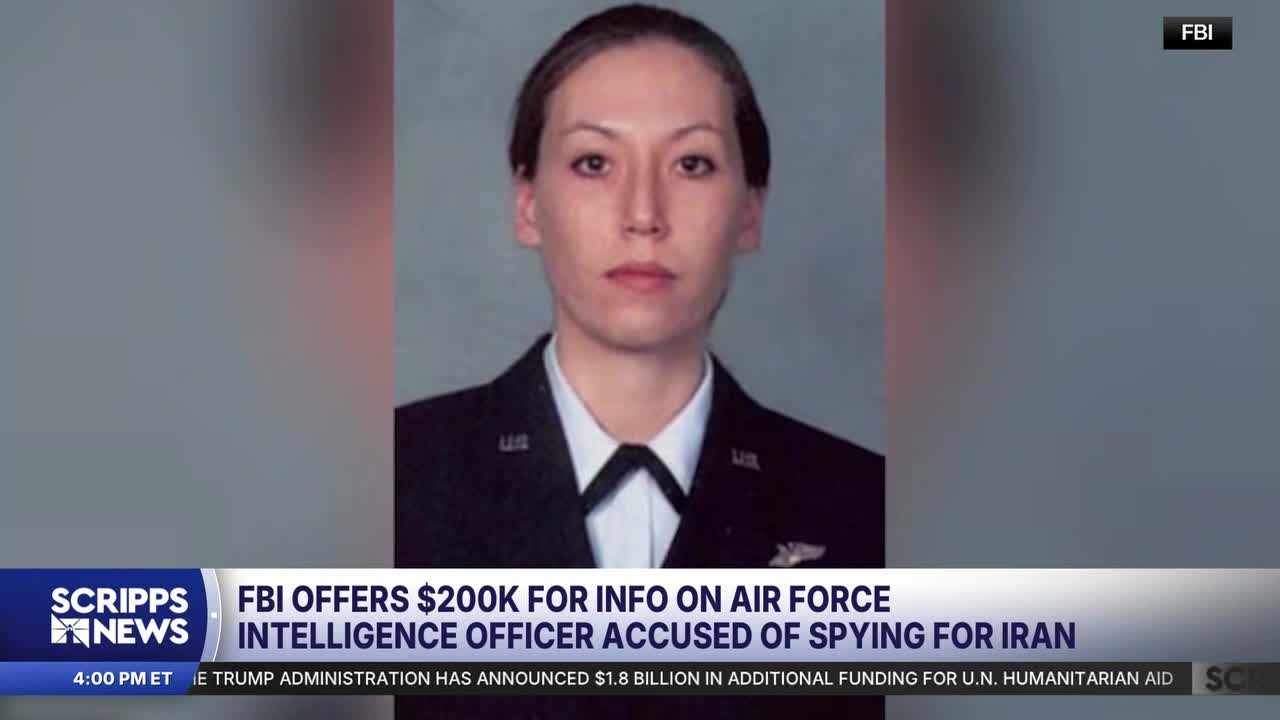 FBI offers $200K reward for ex-Air Force spy charged with Iran espionage