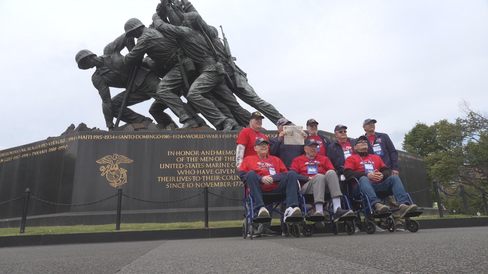 North Country veterans visit Washington memorials on honor flight