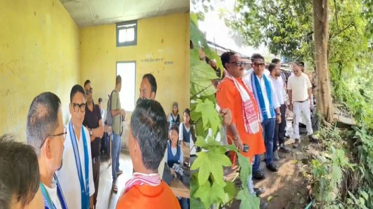 Newly elected Boko–Chaygaon MLA Raju Mesh tours Assam–Meghalaya border ...