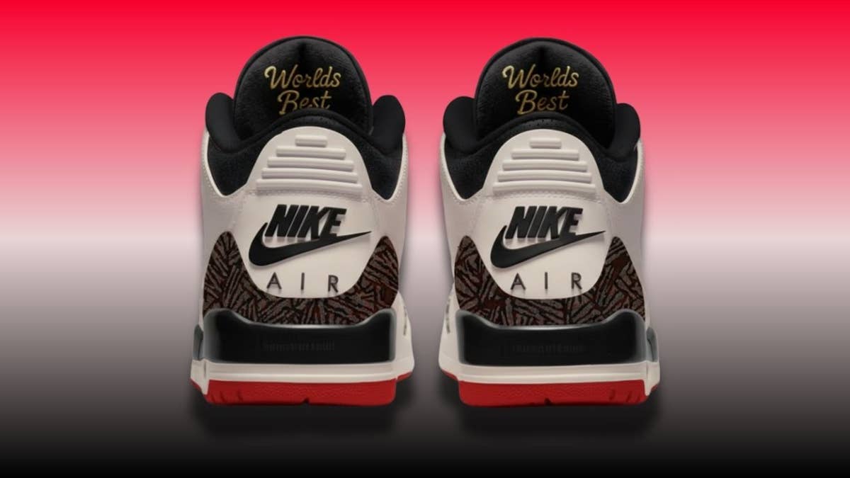 Air Jordan 3 'World's Best Dad' — Father's Day theme, resale is below ...