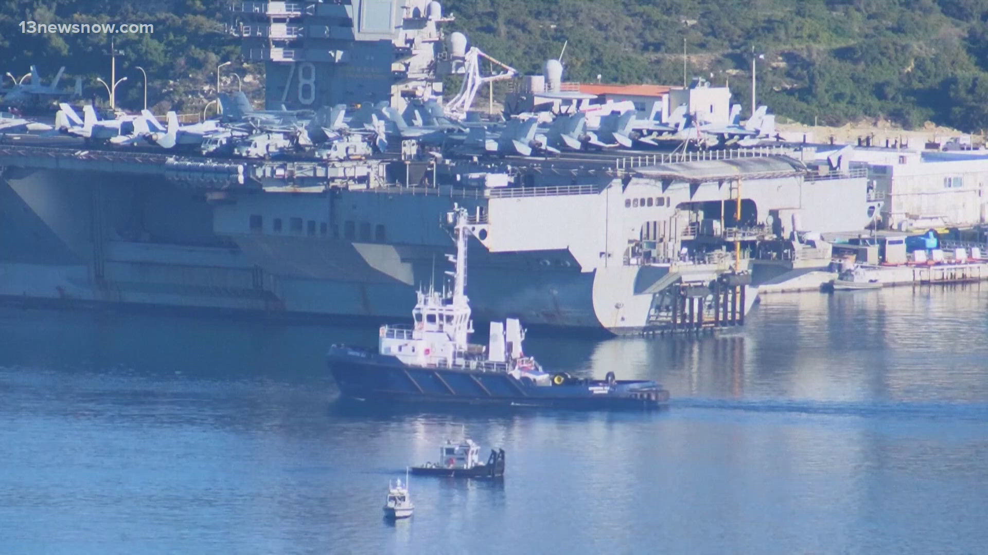 USS Gerald R Ford carrier strike group to return home on Saturday