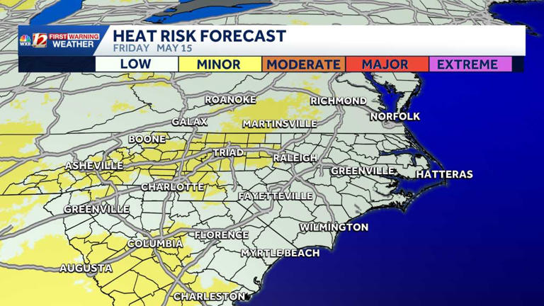 A major shift in the weather is expected to bring hot temperatures in ...