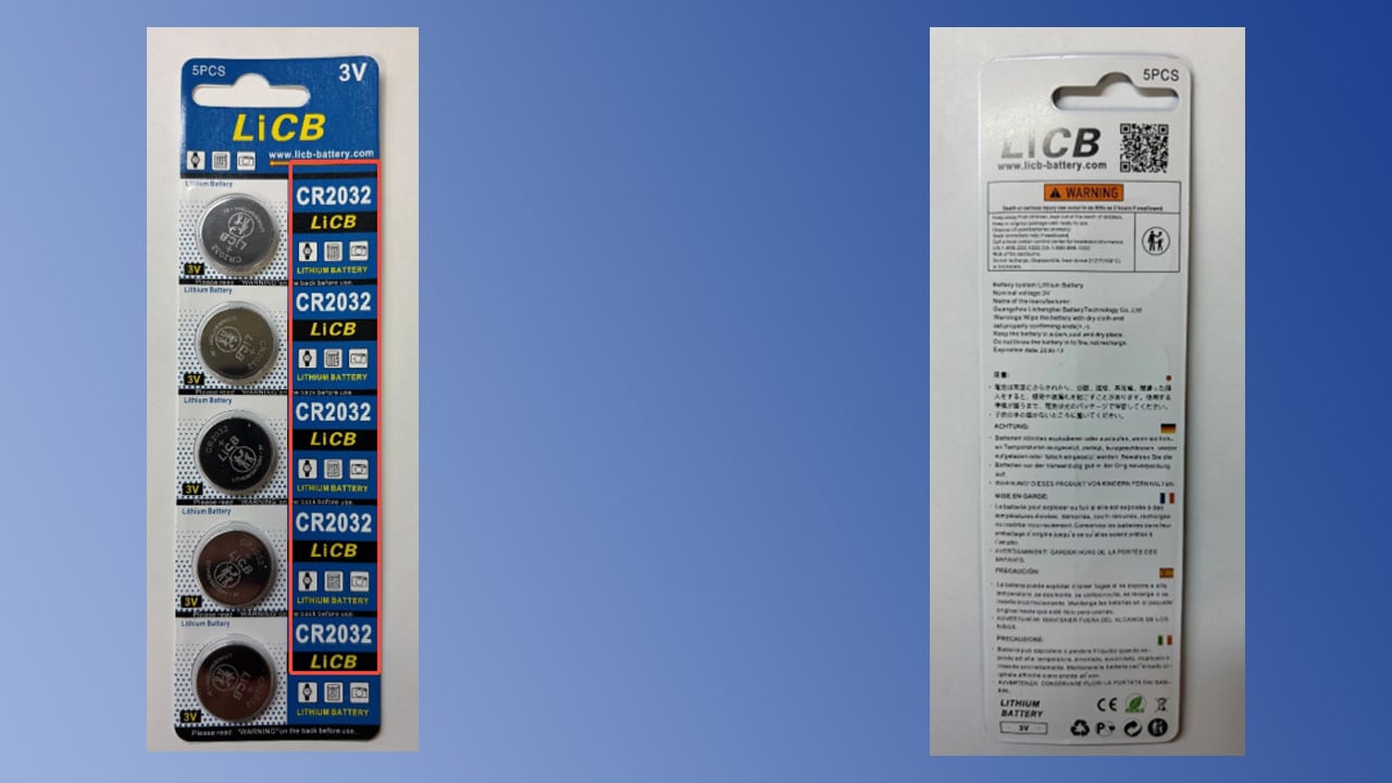 Recall alert: 94K lithium coin batteries sold on Amazon recalled