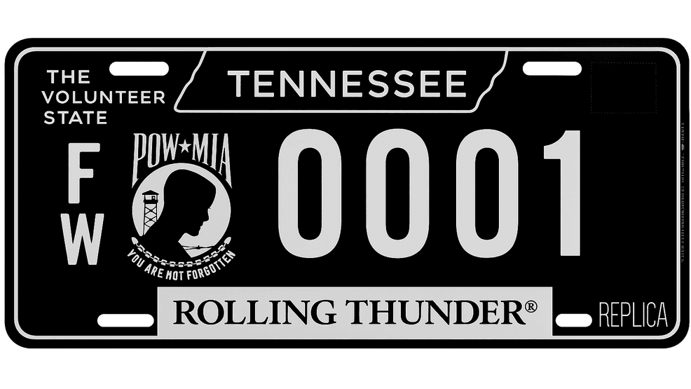 Rolling Thunder hopes to bring new POW/MIA license plate to Tennessee