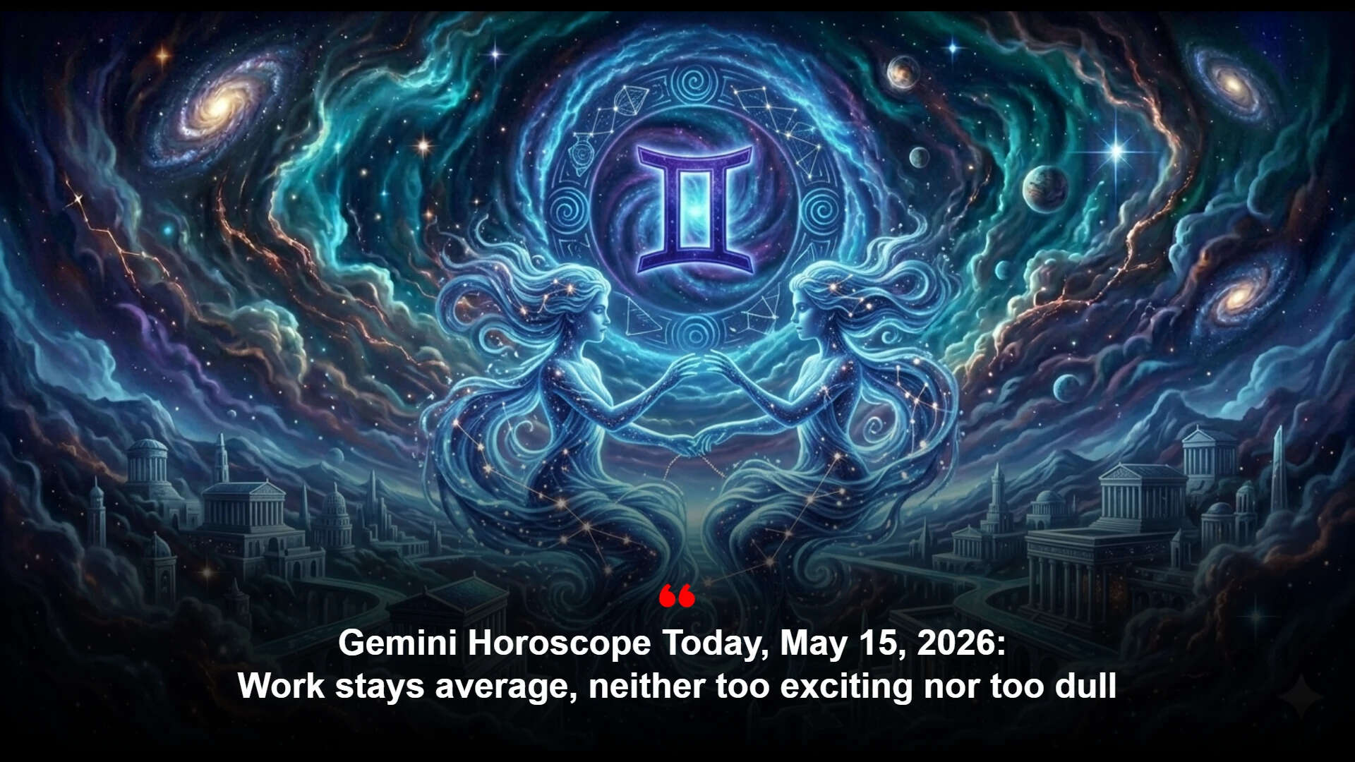 Gemini horoscope today, May 15, 2026: Work stays average, neither too ...