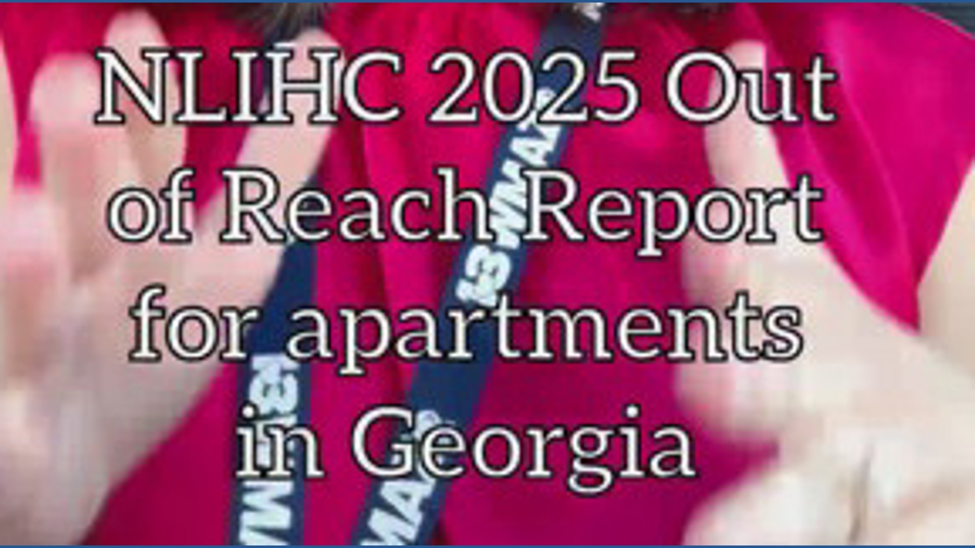 NLIHC 2025 Out of Reach report for apartments in Georgia