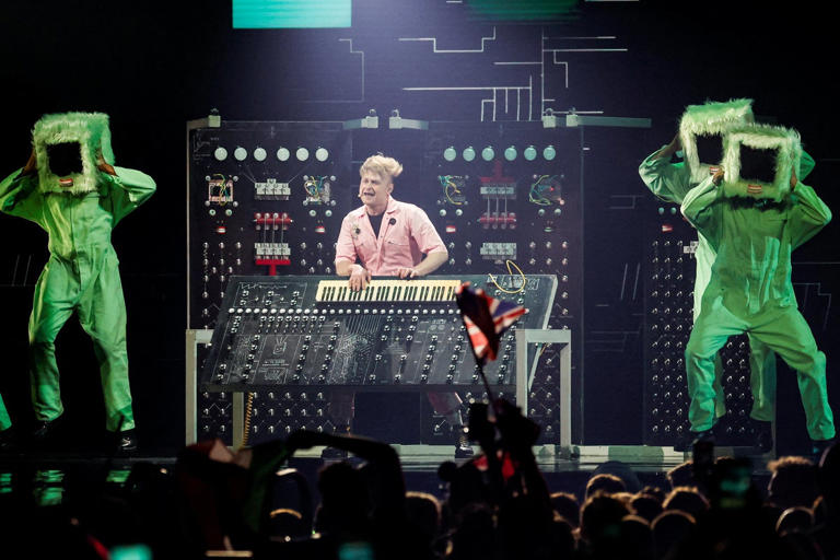 Eurovision 2026 live as UK’s Look Mum Computer performs in semi-final