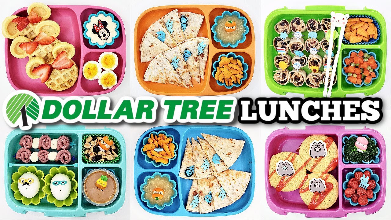 Extreme Dollar Tree budget lunch ideas | Entire week of lunches for $20?