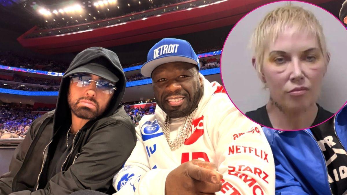 Eminem makes rare appearance at NBA game as spiraling ex-wife Kim Scott ...