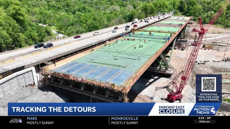 PennDOT details detours ahead of 25-day Parkway East closure