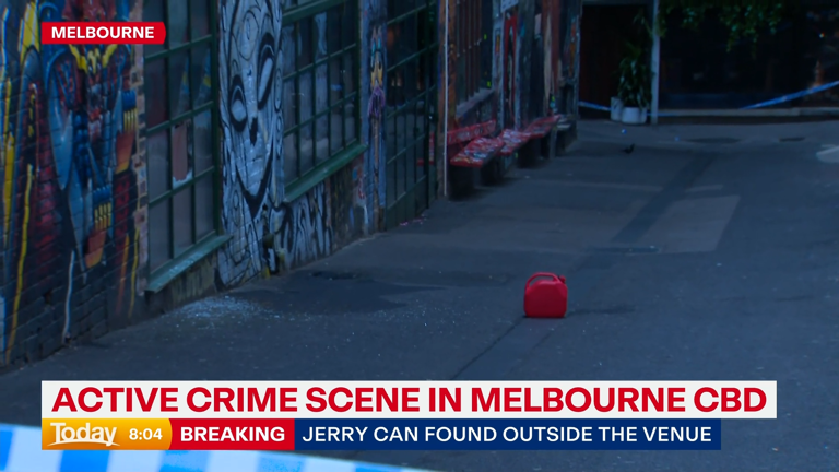 Two boys arrested after alleged arson attack on Melbourne bar