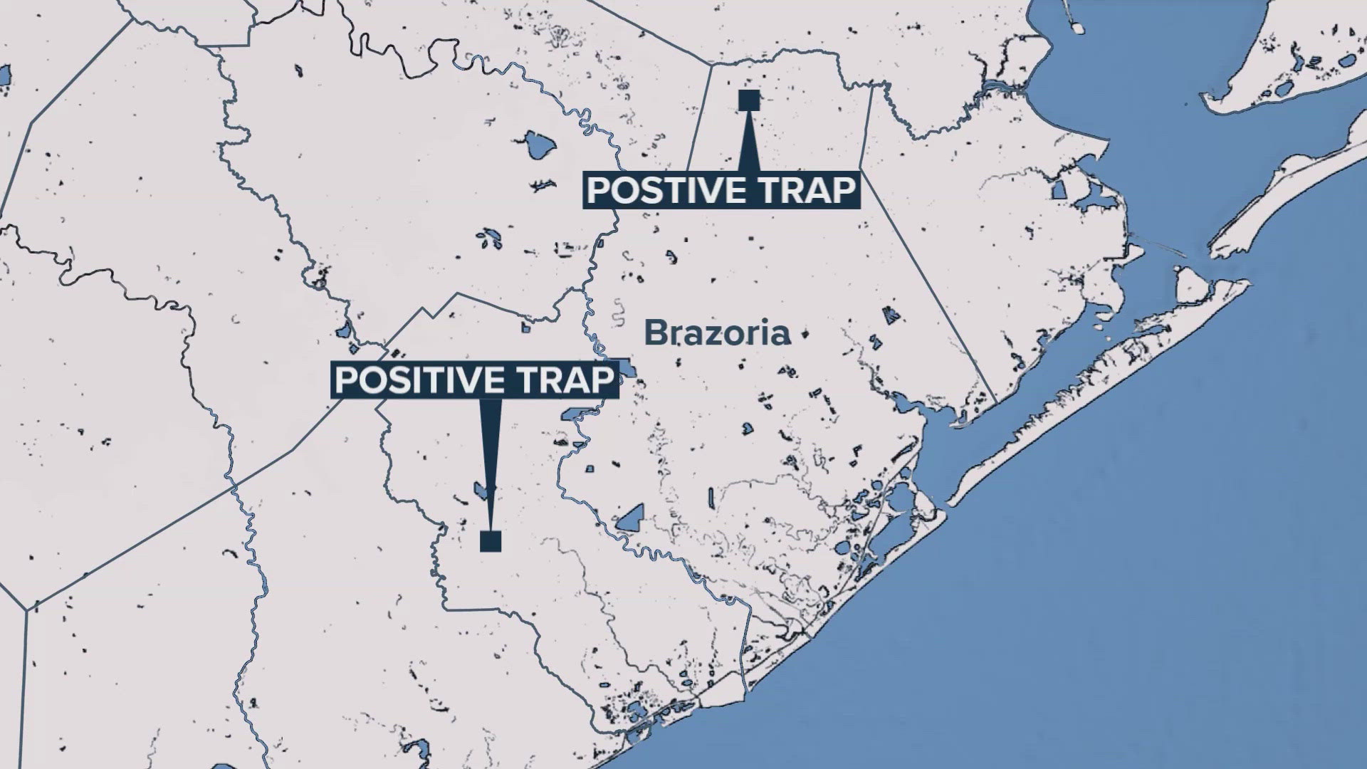 West Nile virus detected in two Brazoria County mosquito traps