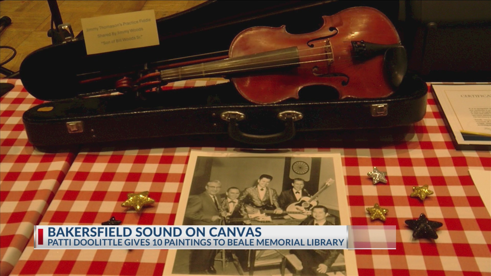 Bakersfield sound on canvas: Patti Doolittle gives 10 paintings to ...